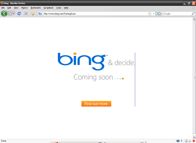 Bing: a Live search engine upgrade from Microsoft